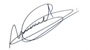 Diseño de firmas autógrafas - Azahara Letras