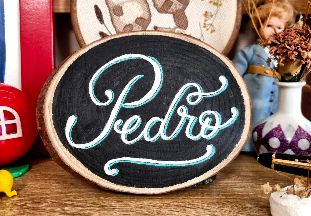 Caligrafía con nombres de personas - Azahara Letras